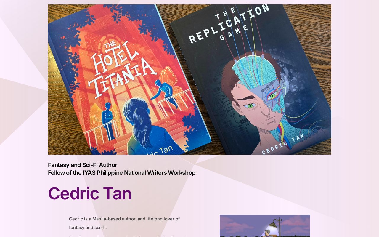 Cedric Tan | Author